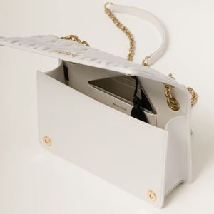 Miu Miu | Bags | Miu Miu Matelasse Mini Bag White | Poshmark